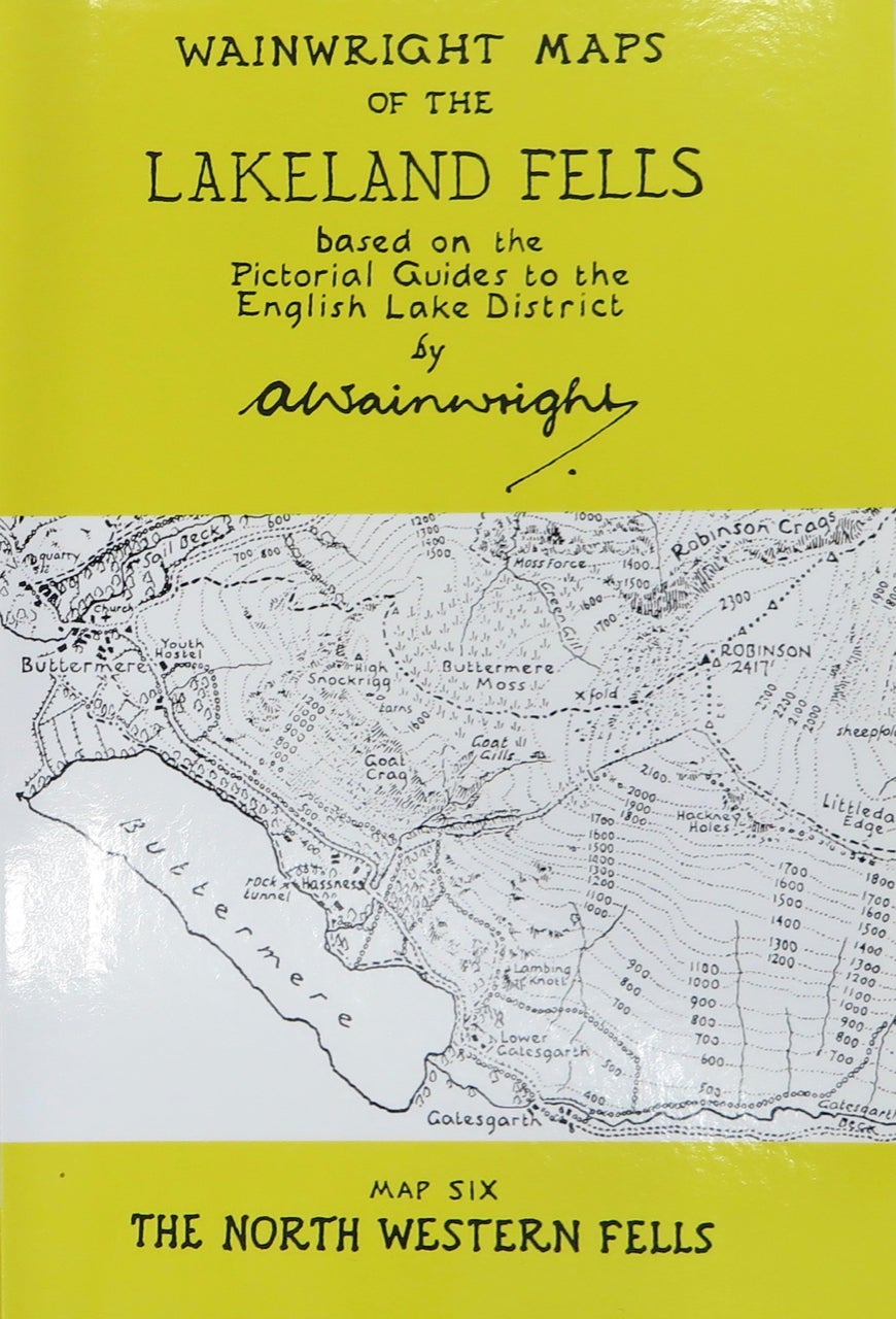 Alfred Wainwright, Wainwright North Western Fells - Map 6 | Sam Read ...